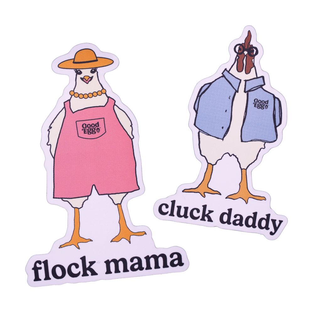 Fun Poultry Related Stickers by Good Egg Stuff | Hatching Time