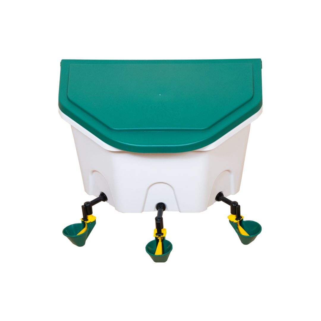 AviAqua 2 Gallon Poultry Drinker 3 Cups | Hatching Time