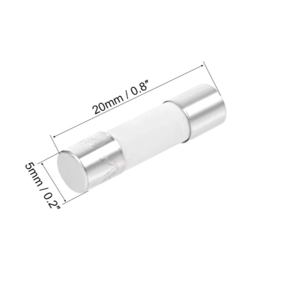 Ceramic Fuse - Fast Blow 5x20MM 5AMP | Hatching Time