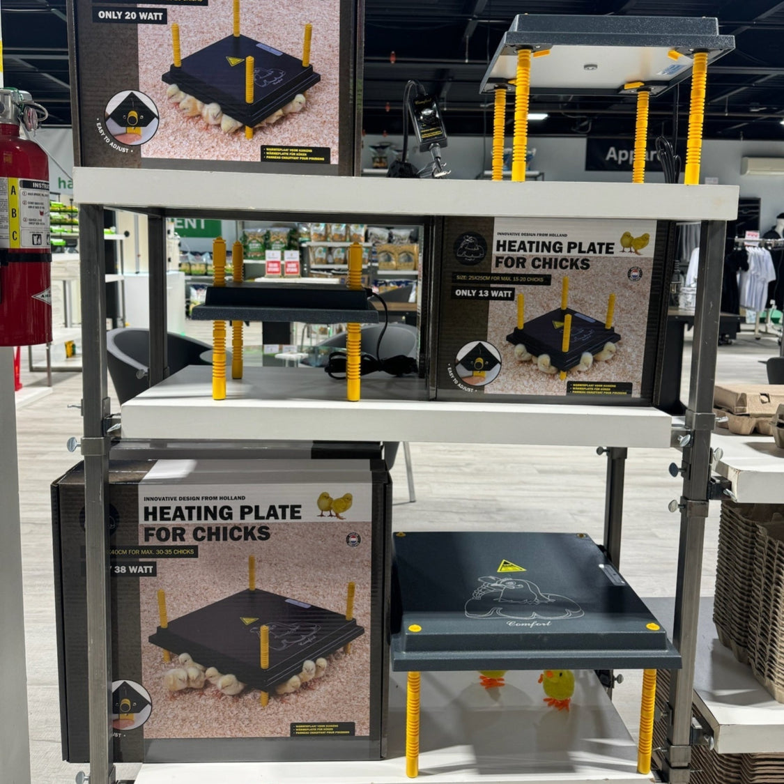 Heating Plates with Adjustable Heights | Hatching Time