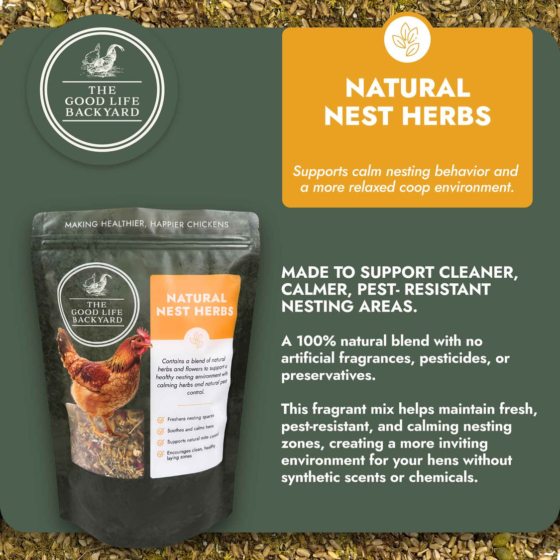 Natural Nest Herbs – Fresh Nest Support | Hatching Time